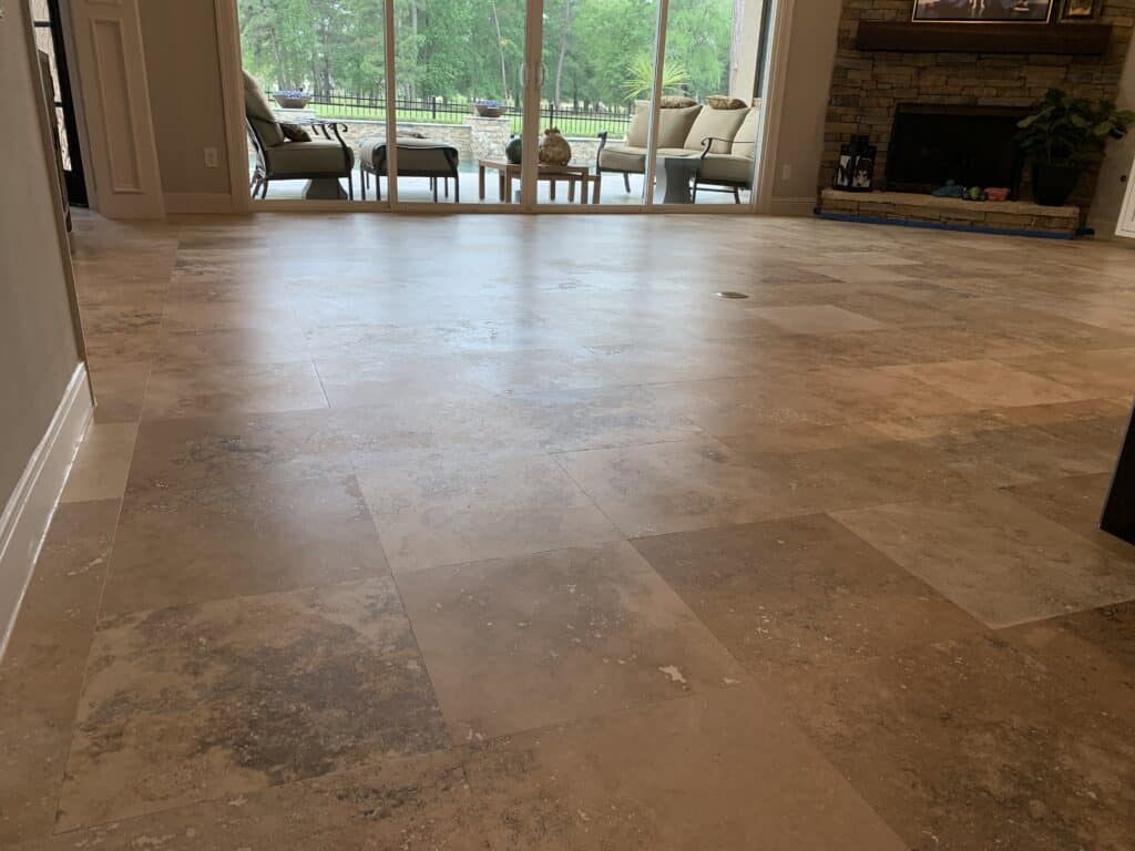Travertine Restoration, Cleaning & Polishing Services in Houston